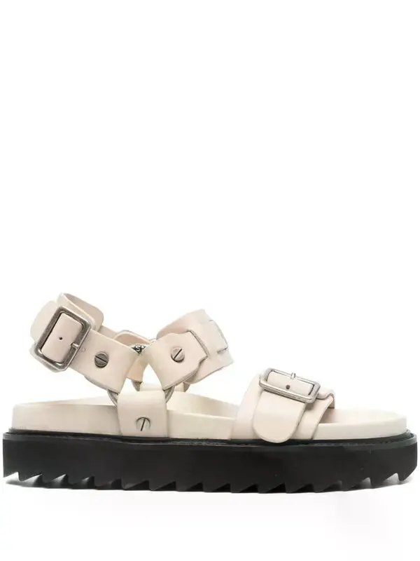 Acne Studios Calf Leather Buckle Sandals