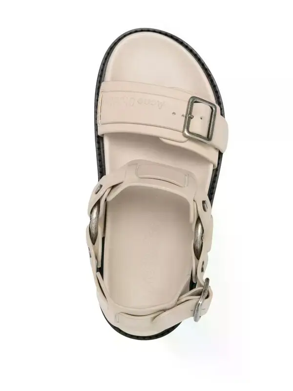Acne Studios Calf Leather Buckle Sandals