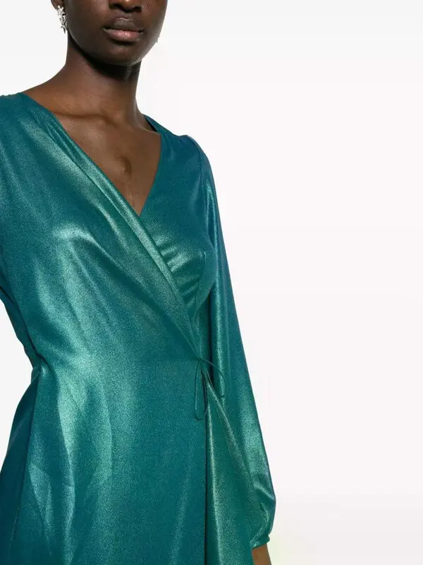 PARLOR Crush Wrap Maxi Dress
