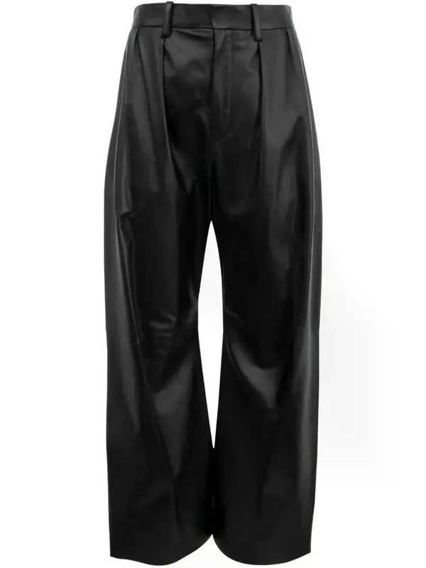 Loewe Leather Palazzo Trousers