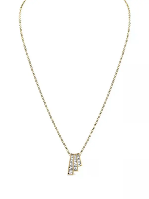 PRAGNELL 18kt Yellow Diamond Pendant Necklace - Gold
