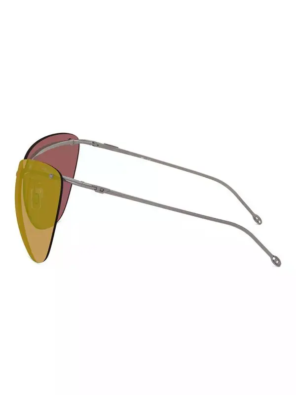 DIESEL® 0dl1007 Oversize Sunglasses - Silver