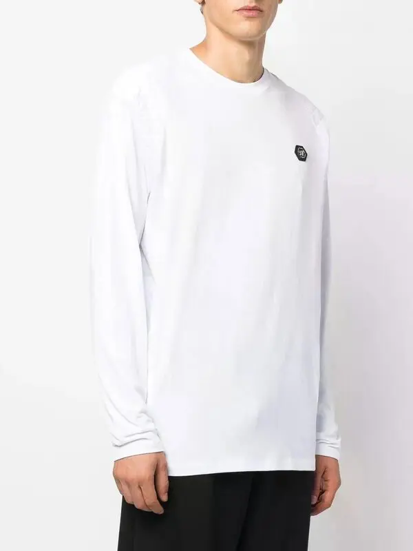 Philipp Plein Logo Print Long-sleeve T-shirt