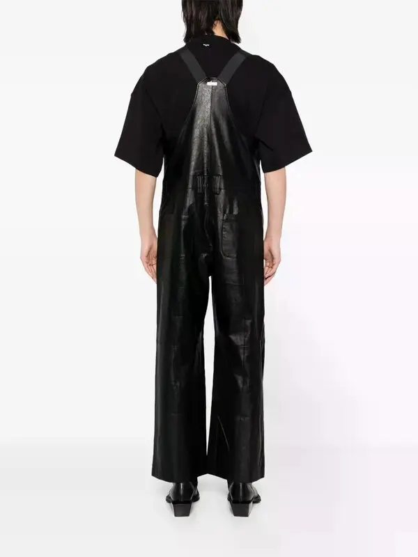 TEAM WANG DESIGN Choices Faux Leather Jumpsuit