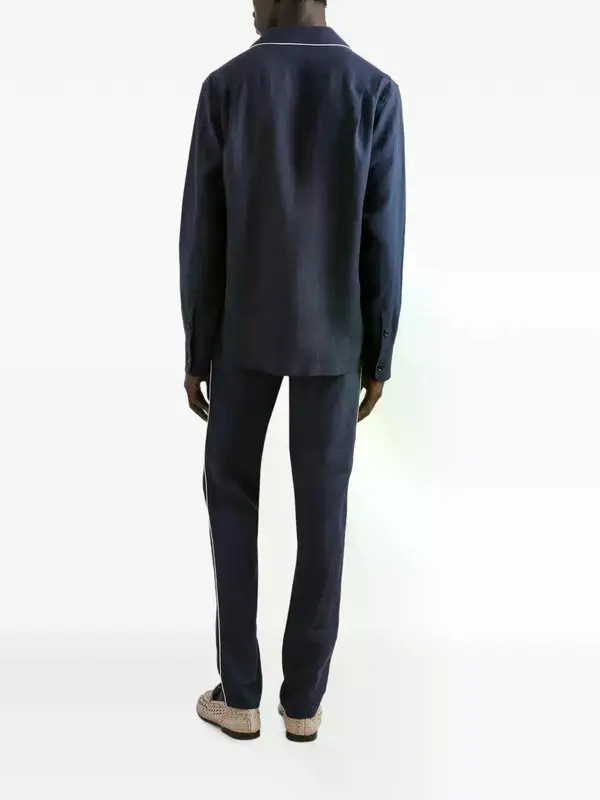 Dolce & Gabbana Straight-leg Trousers With Drawstring Waistband