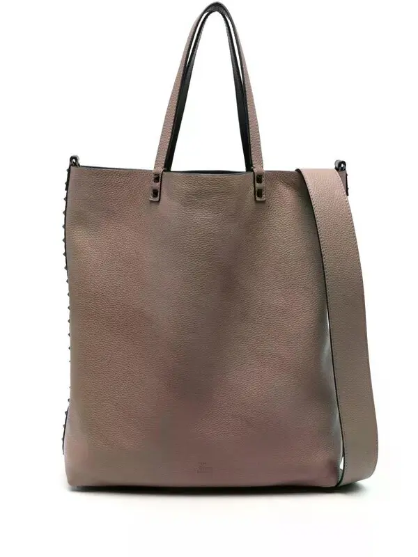 Valentino Garavani Rockstud-embellished Reversible Tote Bag - Neutrals