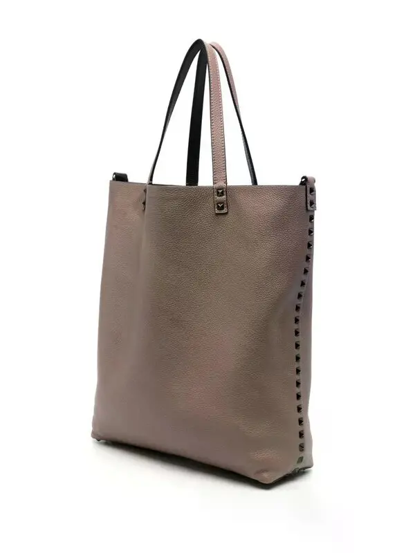 Valentino Garavani Rockstud-embellished Reversible Tote Bag - Neutrals