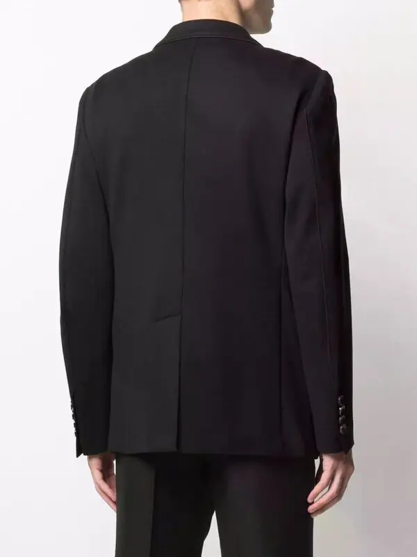 BILLIONAIRE Embossed-logo Single-breasted Blazer