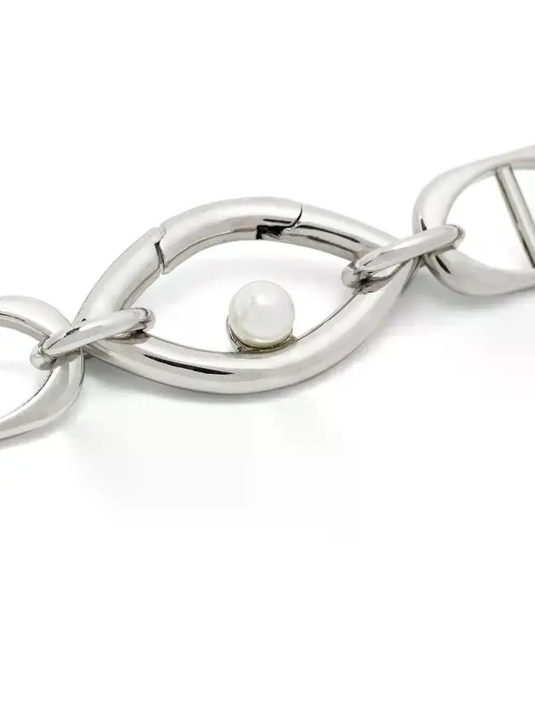 CAPSULE ELEVEN Eye Opener Necklace With Faux Pearl Embellishment