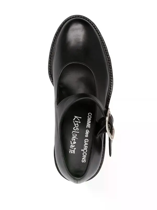 Comme Des Garçons Calf Leather Mary Jane Pumps