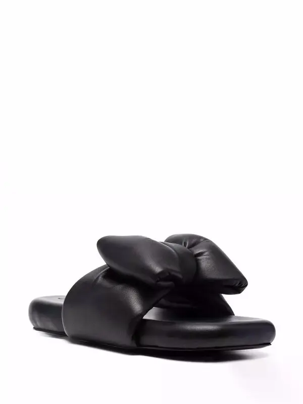 Off-White Padded Bow Slides