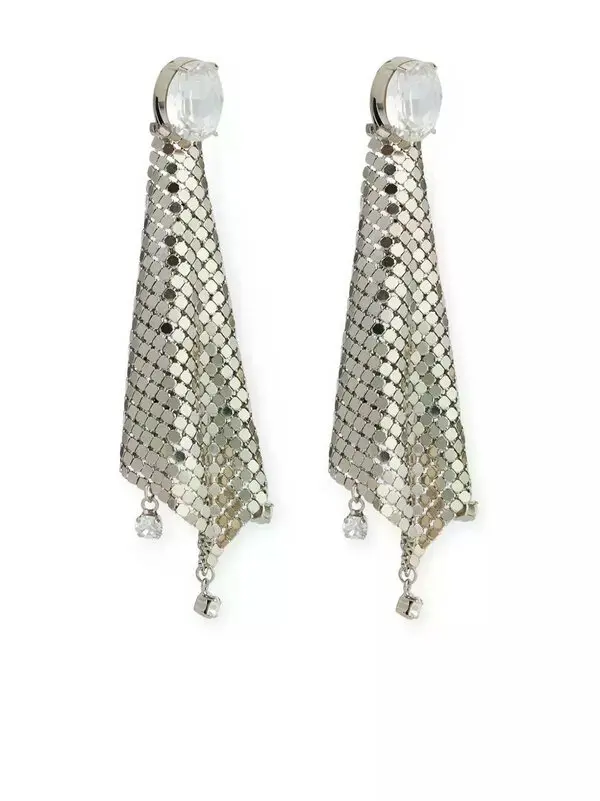 Rabanne Crystal-embellished Chainmail Drop Earrings
