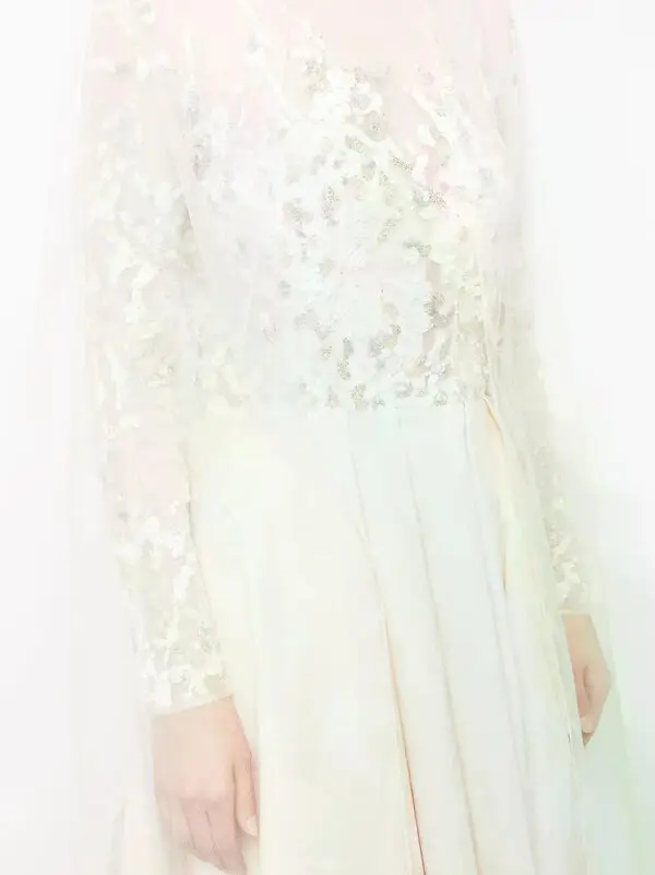 SAIID KOBEISY High-low Brocade Maxi Dress