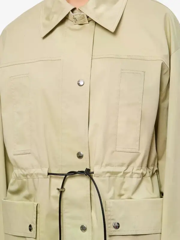 HALFBOY Drawstring Waist Parka Jacket