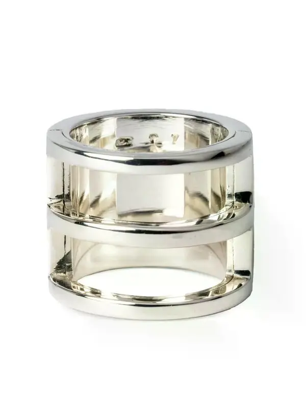 PARTS OF FOUR Sistema Sterling Ring - Silver