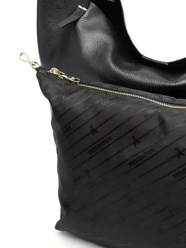 Patrizia Pepe Hammered-leather Tote Bag