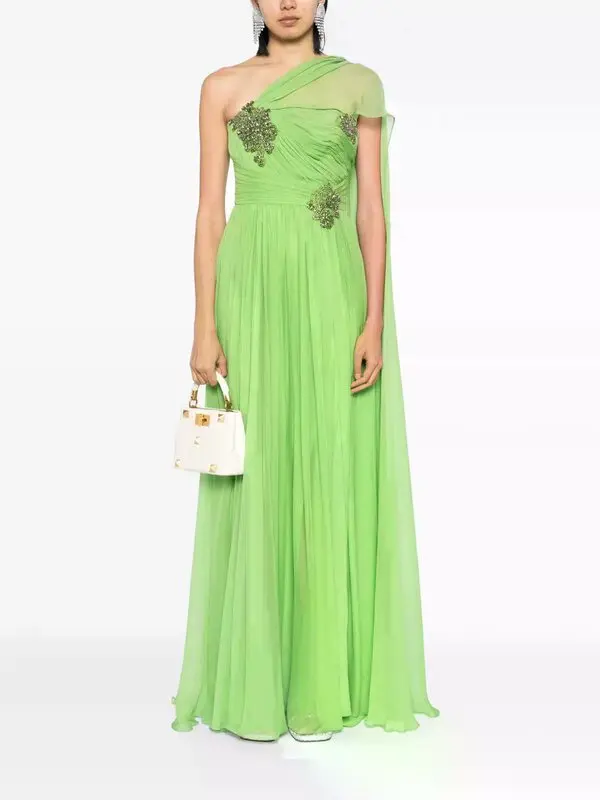 Zuhair Murad Embellished Chiffon Gown