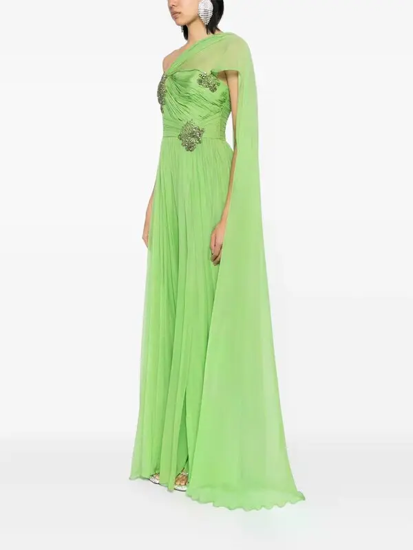 Zuhair Murad Embellished Chiffon Gown