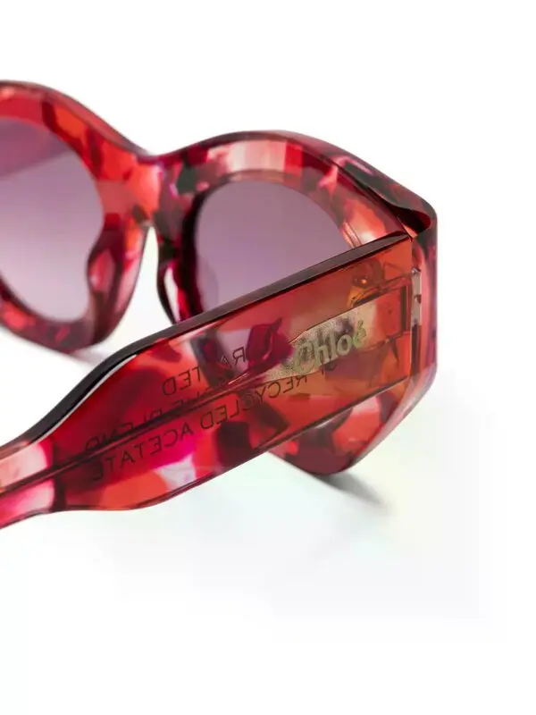 Chloé Cat Eye Sunglasses - Red