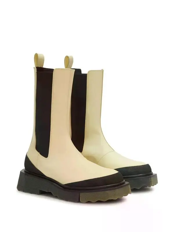Off-White Sponge Chelsea Boots