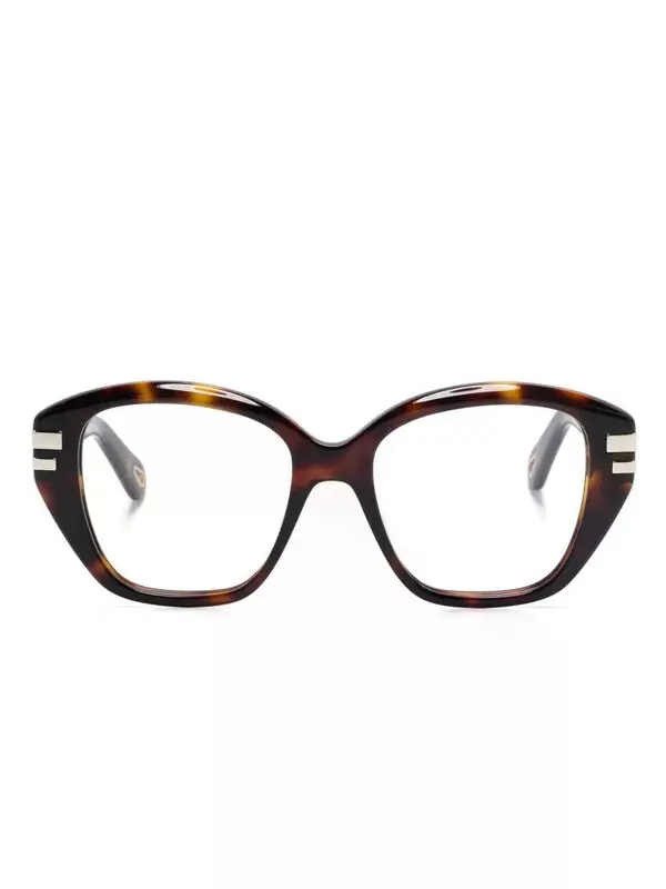 Chloé Square Frame Glasses - Brown