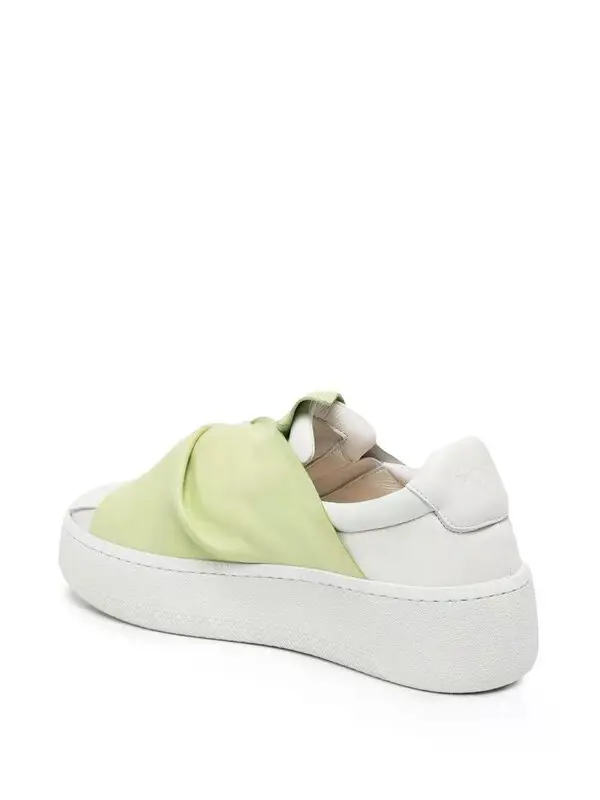 Ports 1961 Two-tone Knot Detail Loafers - White