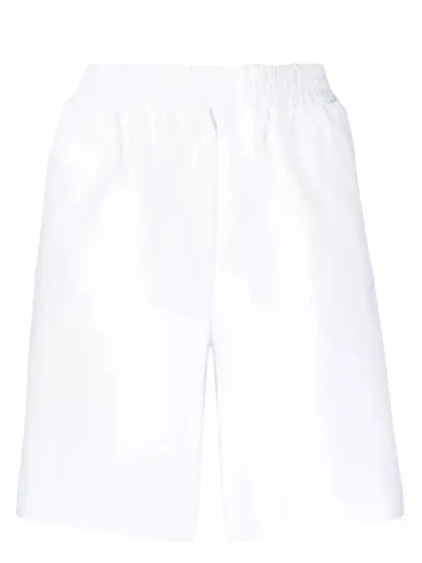 Emporio Armani Embroidered Logo Lounge Shorts - White