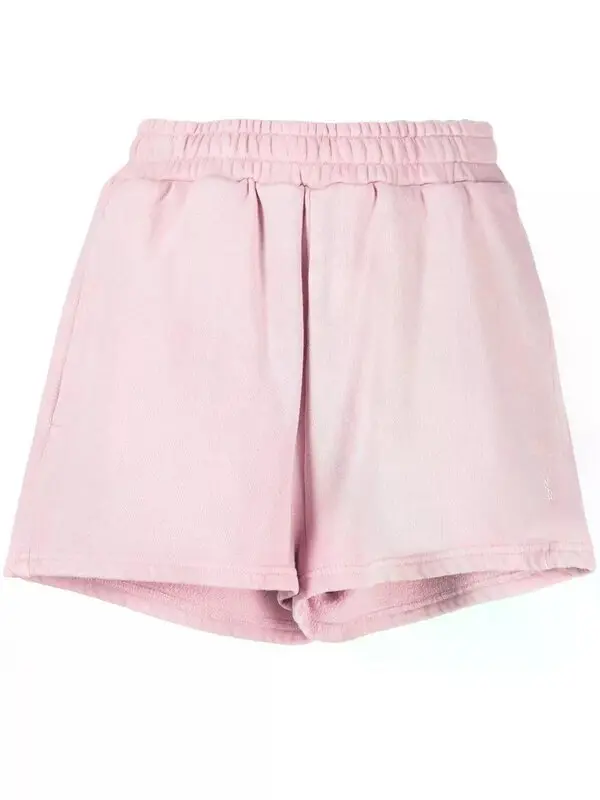Ksubi High-waist Cotton Track Shorts - Pink