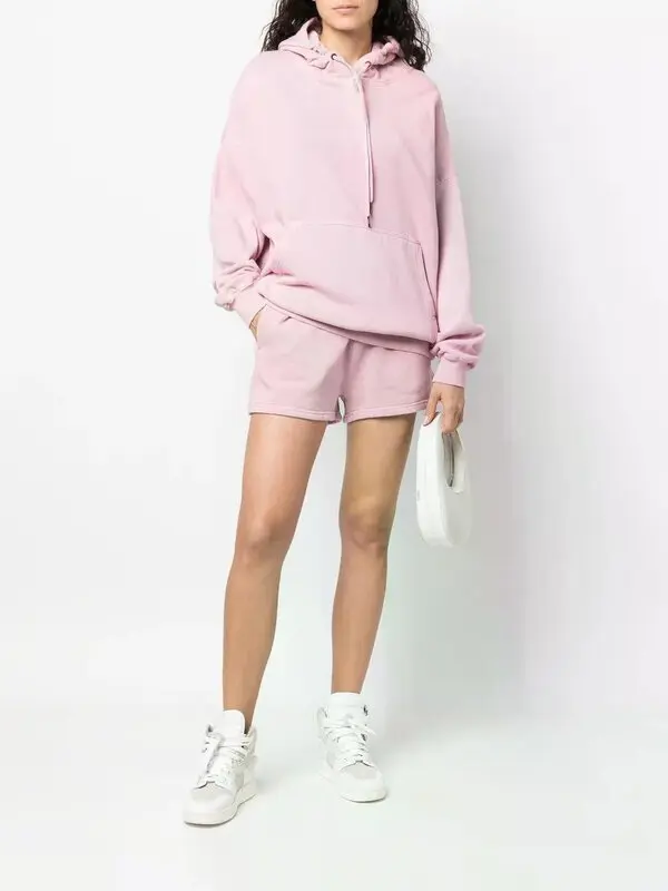 Ksubi High-waist Cotton Track Shorts - Pink
