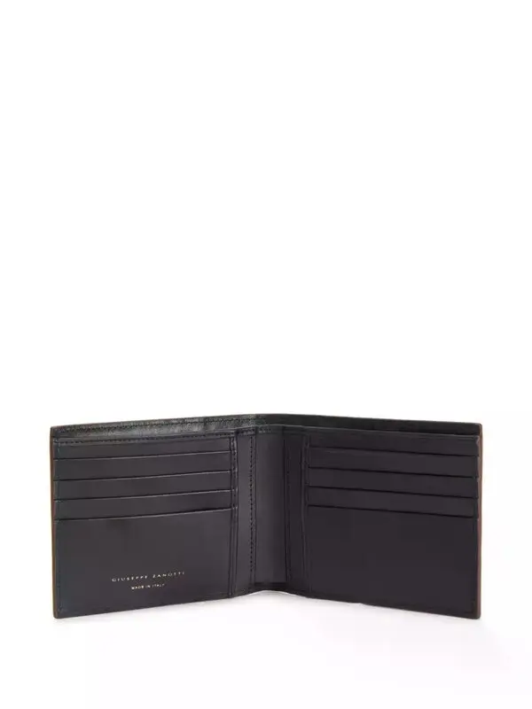 GIUSEPPE ZANOTTI Albert 2.0 Crocodile-print Leather Bi-fold Wallet