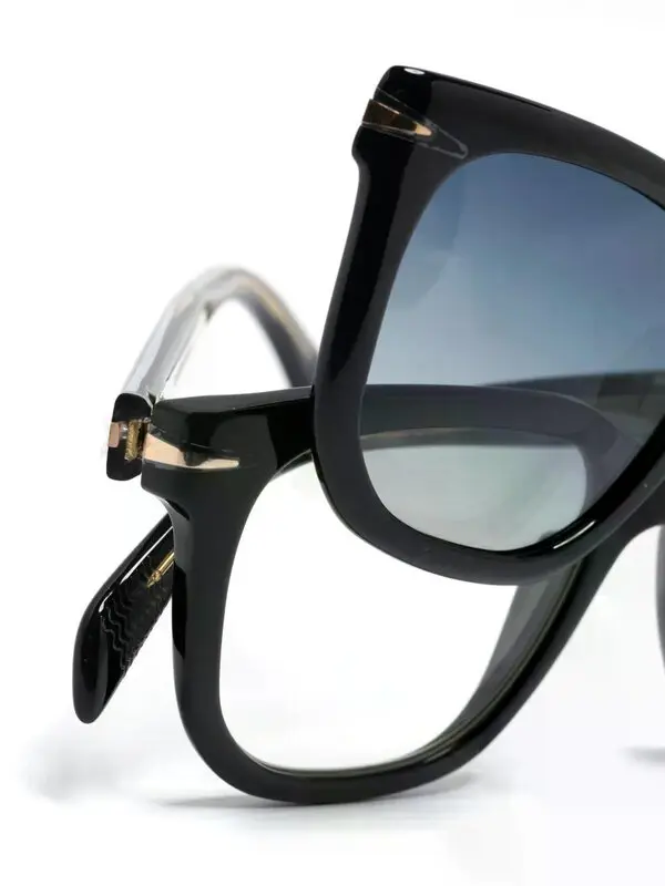 DB EYEWEAR BY DAVID BECKHAM Square Frame Acetate Glasses