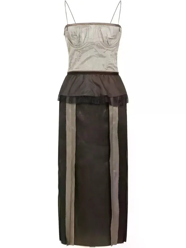 MAISON MARGIELA Silk Dress - Grey
