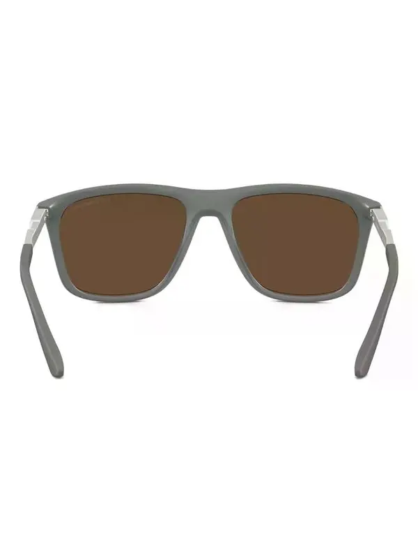 Emporio Armani Matte-frame Square Sunglasses