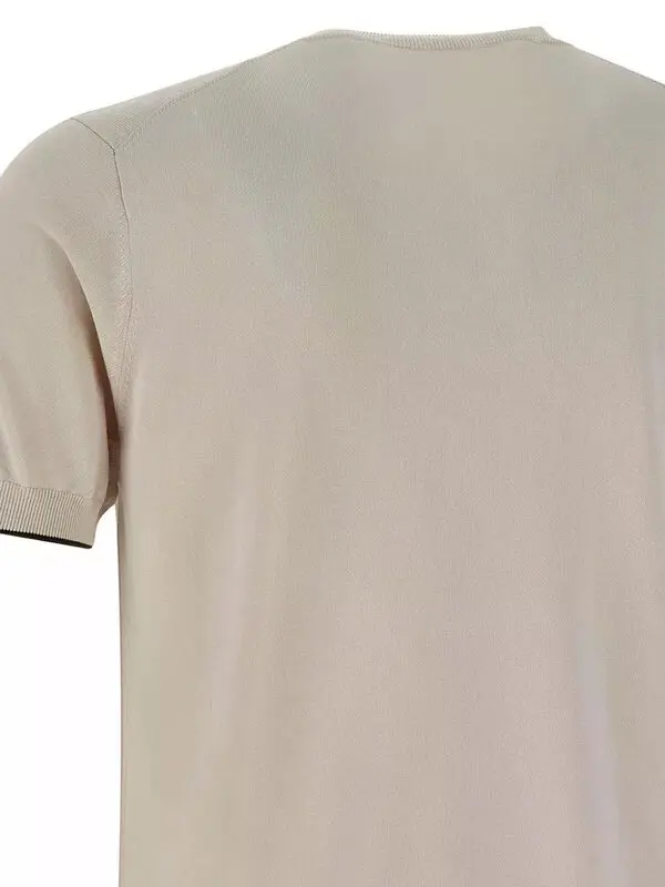 KANGRA Ribbed Crew-neck T-shirt