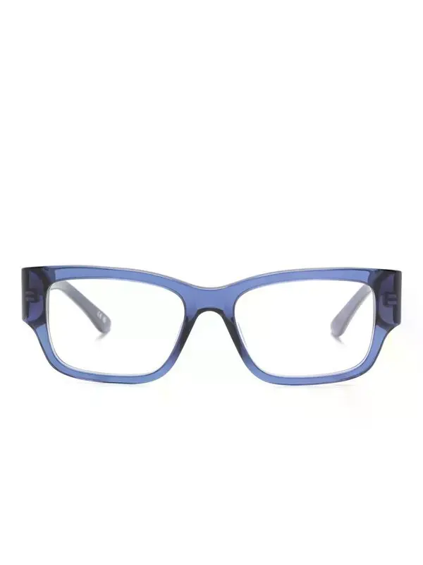 Balenciaga Rectangle-frame Glasses - Blue