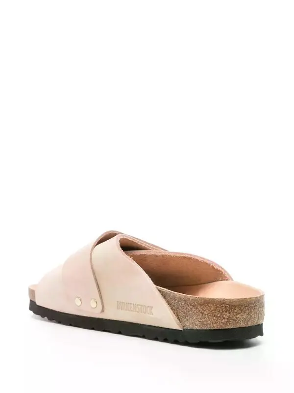 BIRKENSTOCK Kyoto Leather Sandals - Neutrals