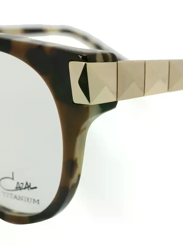Cazal Round Frame Eyeglasses