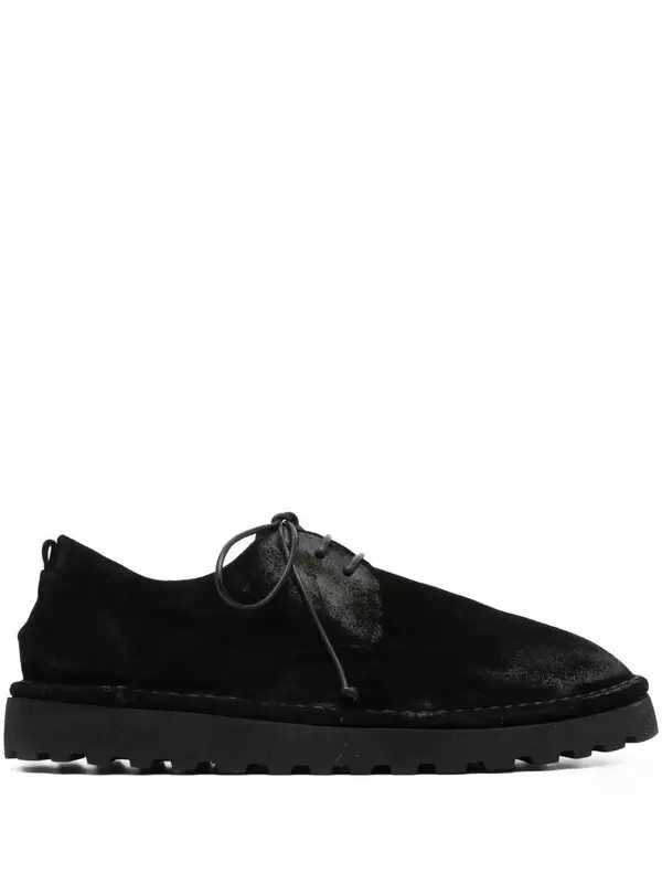 Marsèll Sancrispa Suede Derby Shoes - Black