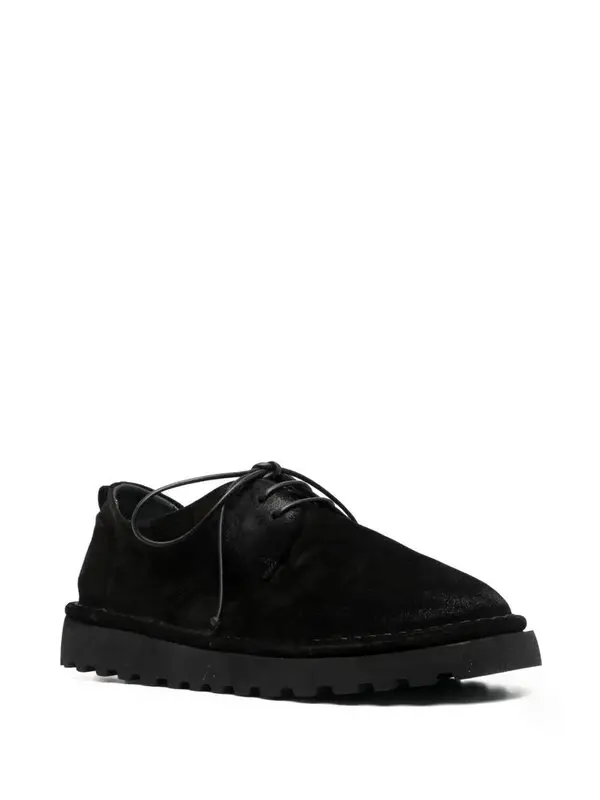 Marsèll Sancrispa Suede Derby Shoes - Black