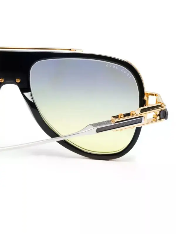Dita Grand Decade Aviator Sunglasses - Black