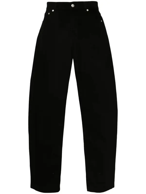 Alexander McQueen Mid-rise Barrel Leg Jeans
