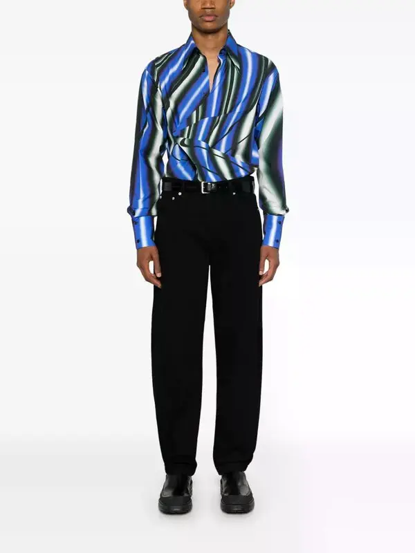 Alexander McQueen Mid-rise Barrel Leg Jeans
