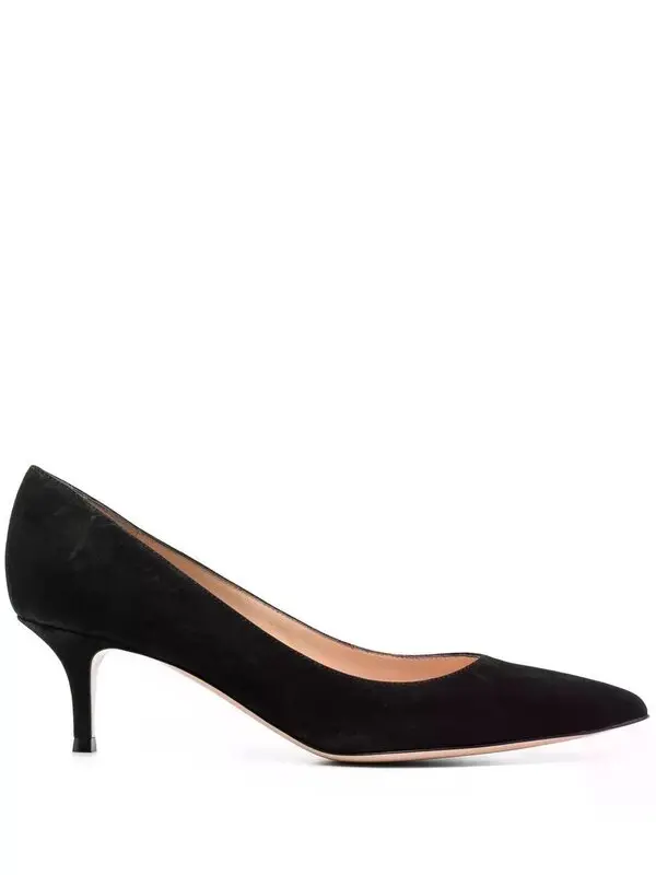 GIANVITO ROSSI Suede Pumps - Black
