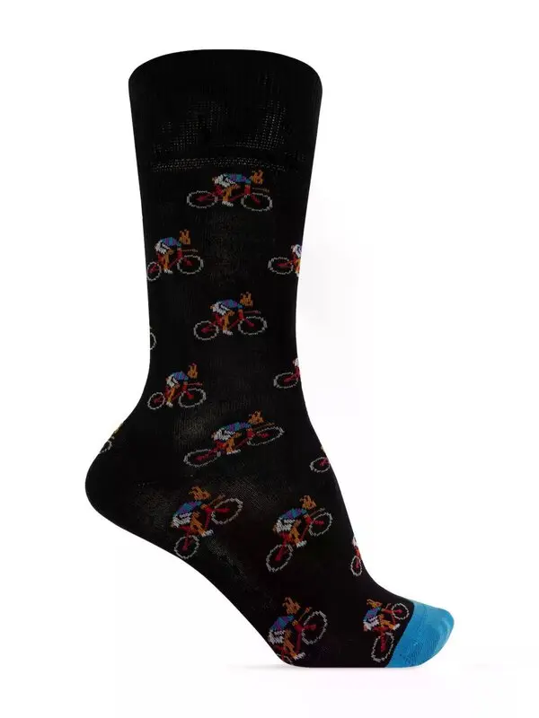Paul Smith Knitted Socks - Red
