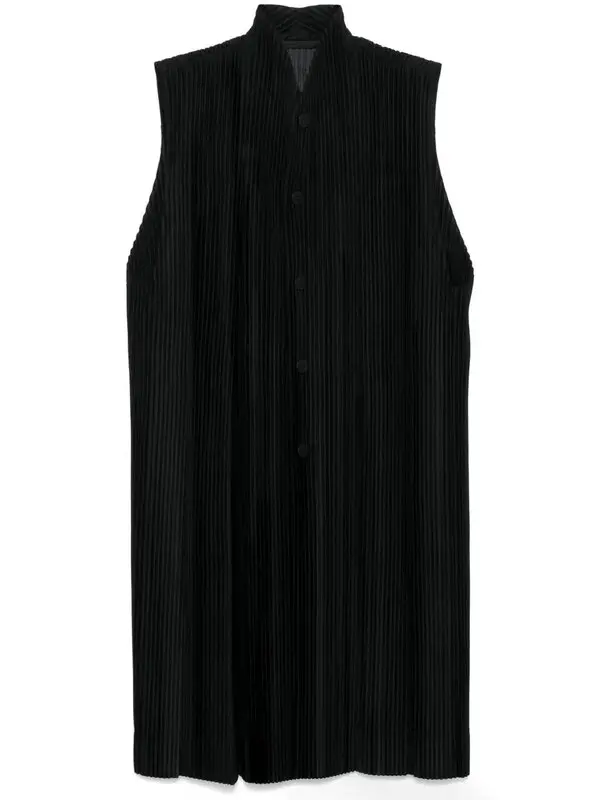 Issey Miyake Tucked Vest - Black