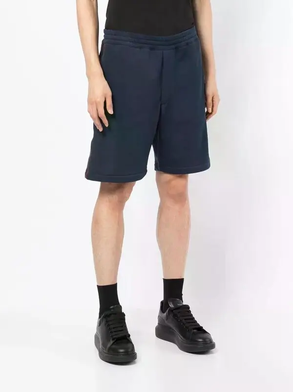 Alexander McQueen Logo-tape Track Shorts