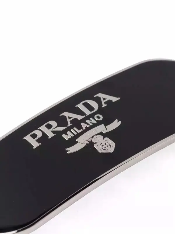 Prada Logo Hair Clip