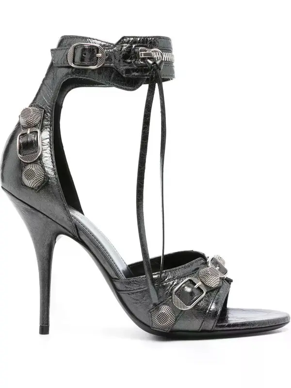 Balenciaga Cagole 110mm Leather Sandals