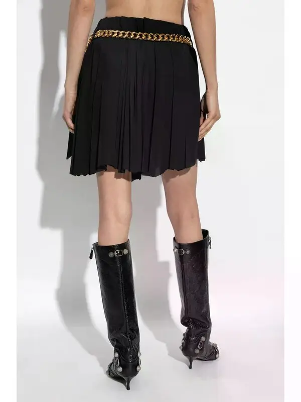 Balenciaga Pleated Chain Skirt
