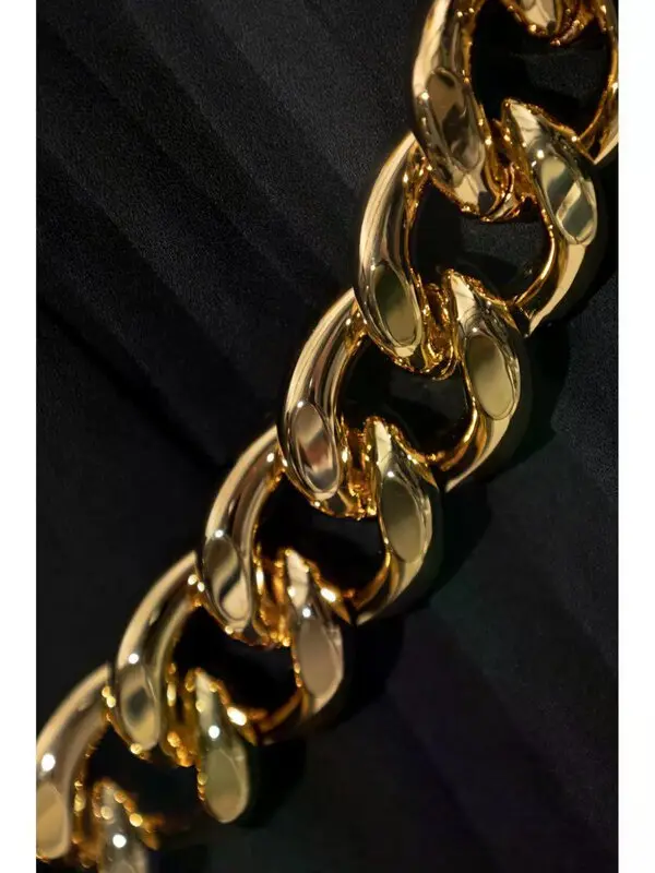 Balenciaga Pleated Chain Skirt